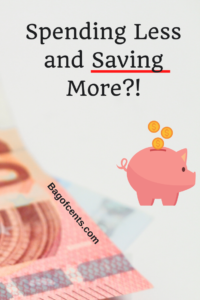 Spending Less and Saving More | Bagofcent$